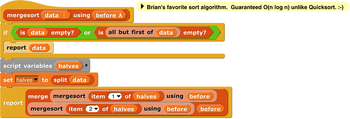 Bubble and Quick sorting - Share your Projects - Snap! Forums