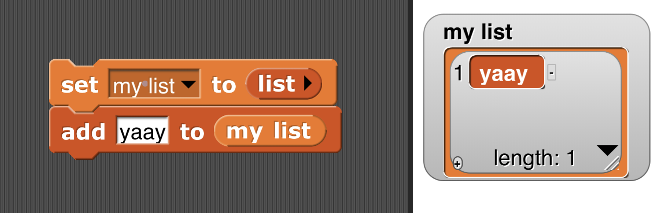 How do I make a list? - Help with Snap! - Snap! Forum