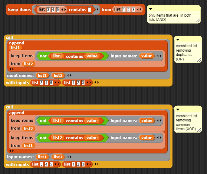 2 list intersection - Snap! Editor - Snap! Forum