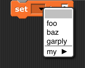 Variable in List - Snap! Feature Requests - Snap! Forum