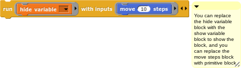 Allow people to hide blocks from their block pallet - Feature Requests - Snap! Forums