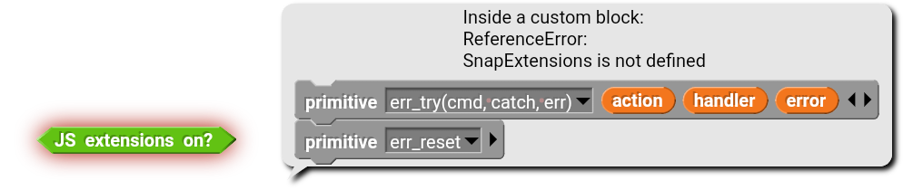 JavaScript Detection Boolean - Snap! Feature Requests - Snap! Forums