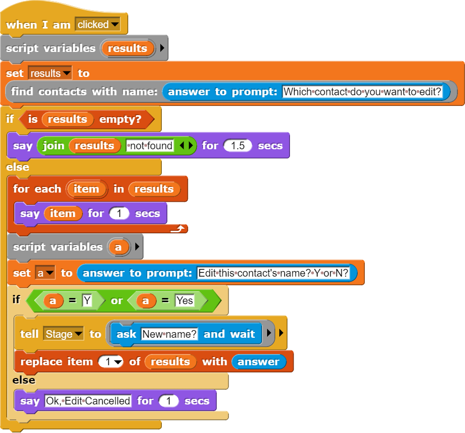 Editing a Contact List - Snap! Editor - Snap! Forums