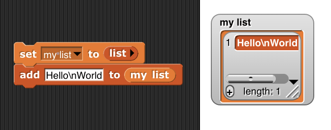How to enter a 'new line' character into a text string - Help with Snap ...