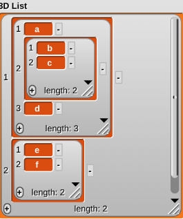 Convert 2D And 3D Lists To 1D Lists! - Share your Projects - Snap! Forum