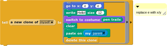 How to write text over a sprite - Snap! Editor - Snap! Forum