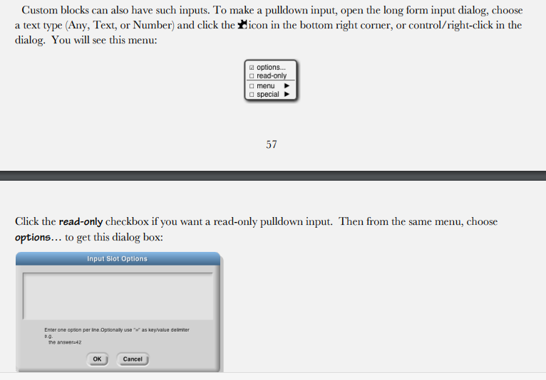 How to make custom block dropdowns? - Snap! Editor - Snap! Forum
